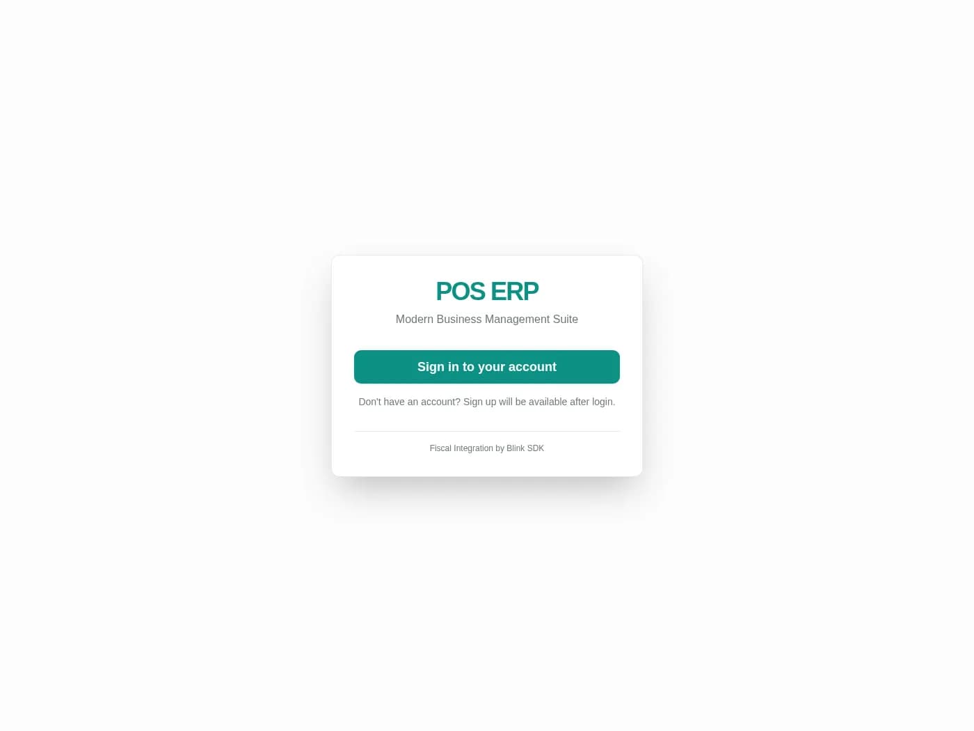 POS ERP Suite
