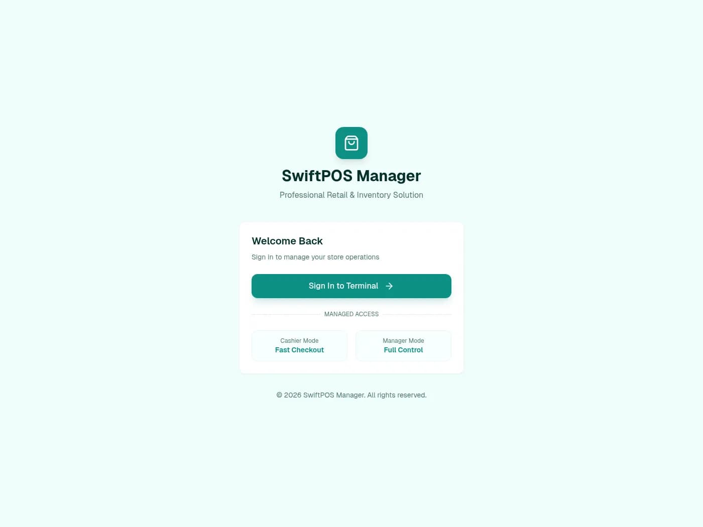 SwiftPOS Manager