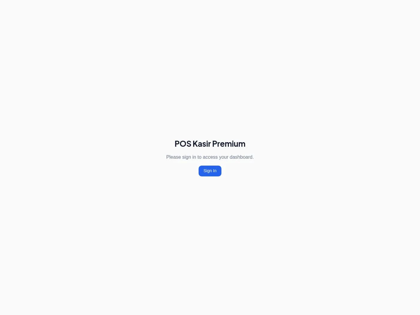 POS Kasir Premium