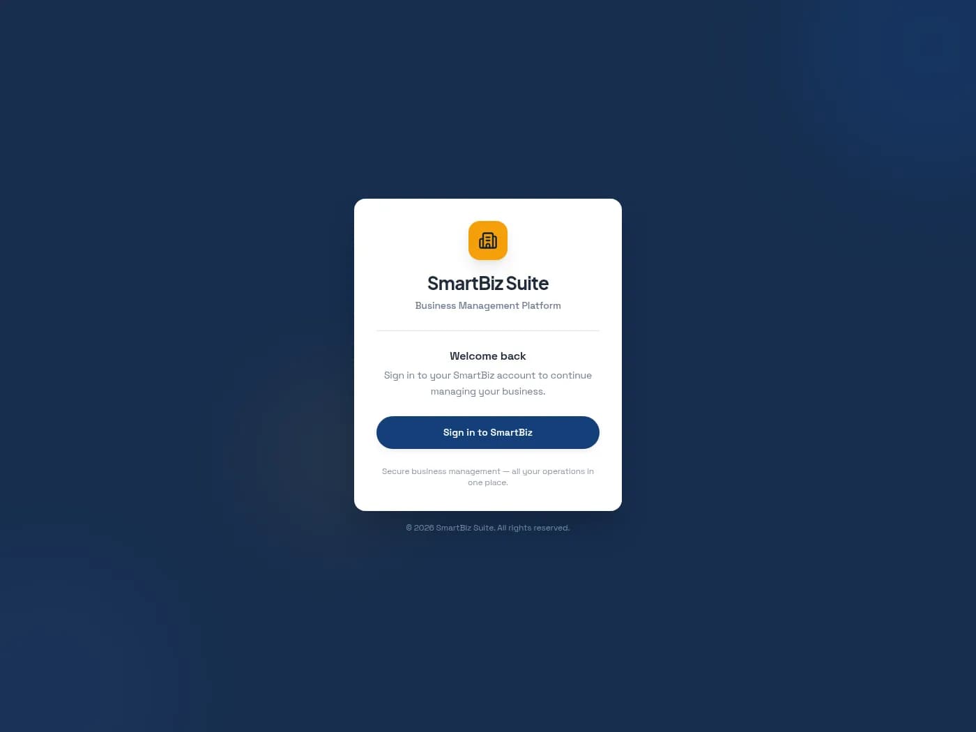 SmartBiz Suite
