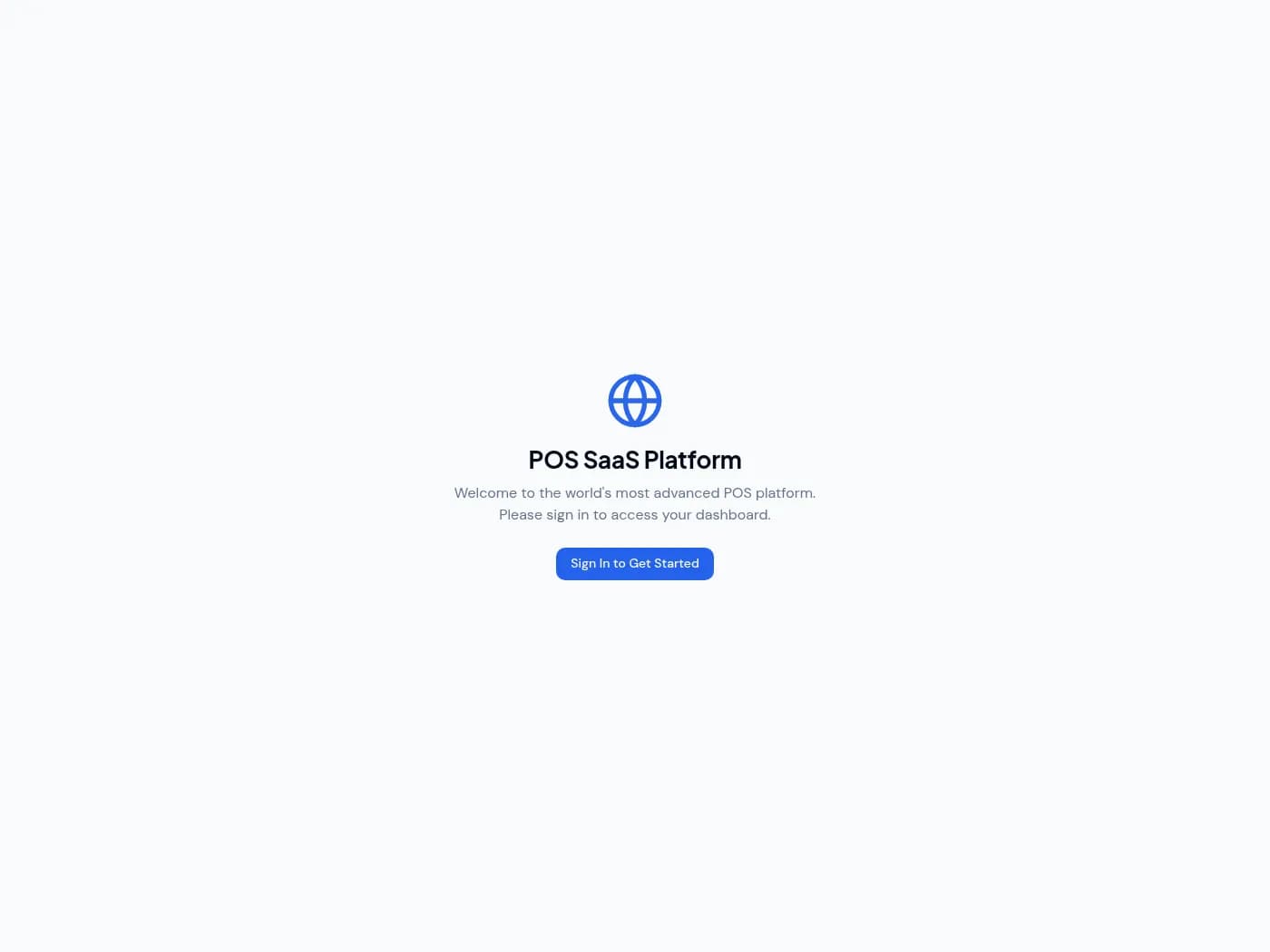 POS SaaS Platform