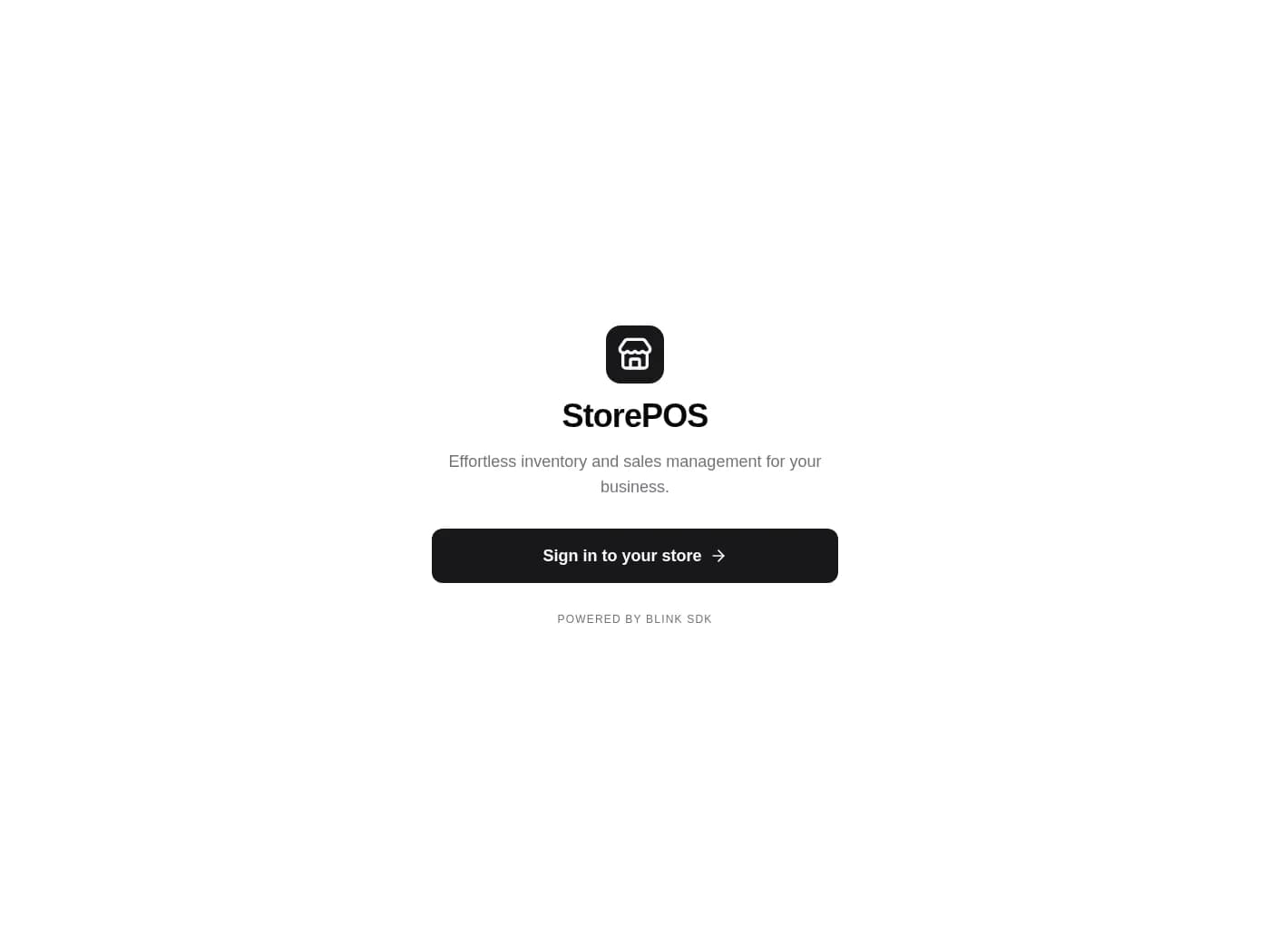 StorePOS Manager