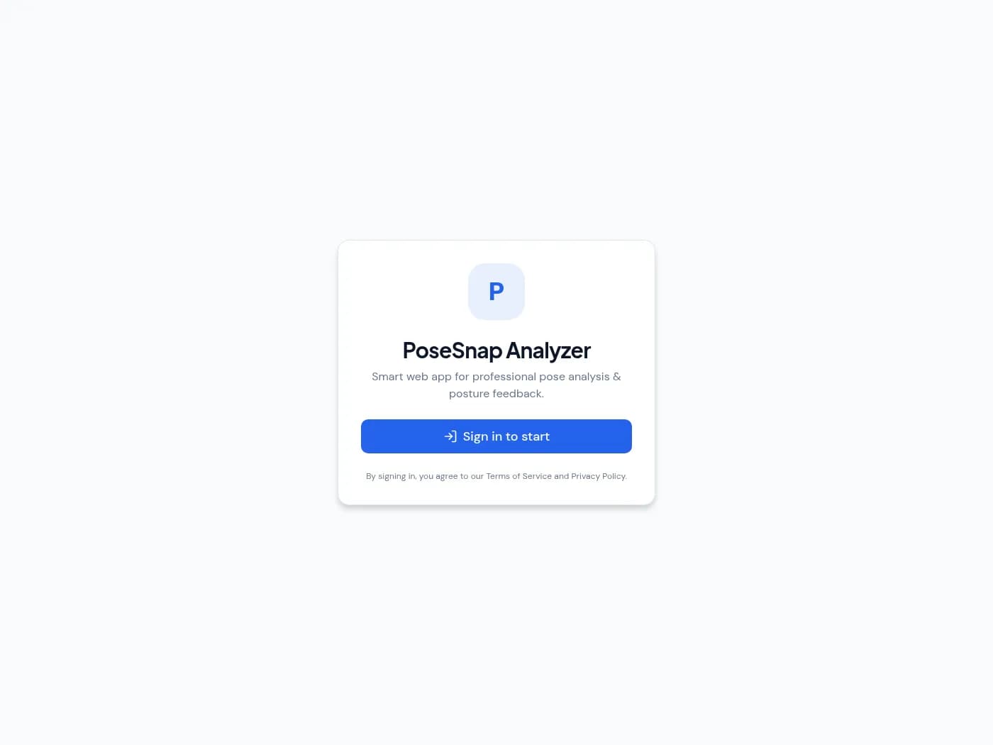 PoseSnap Analyzer