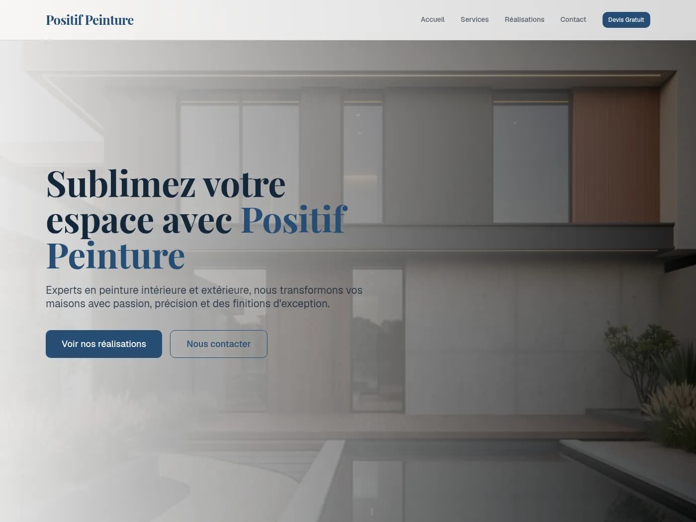 Positif Peinture Showcase