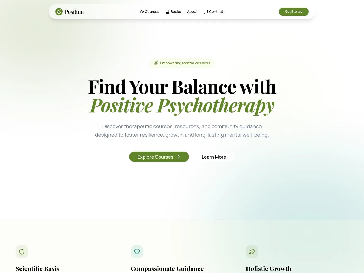 Positum Therapy Portal