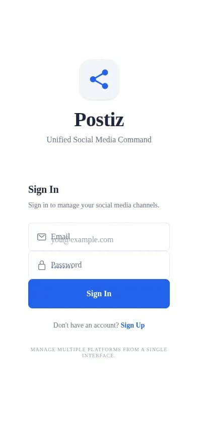 Postiz Social Media App