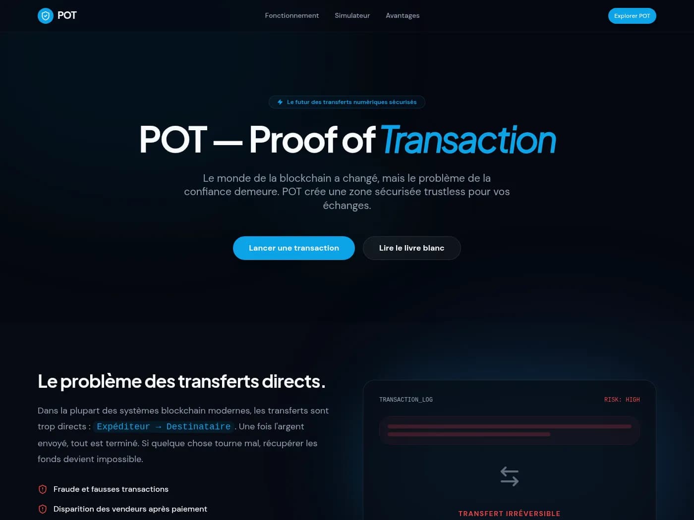 POT — Proof of Transaction