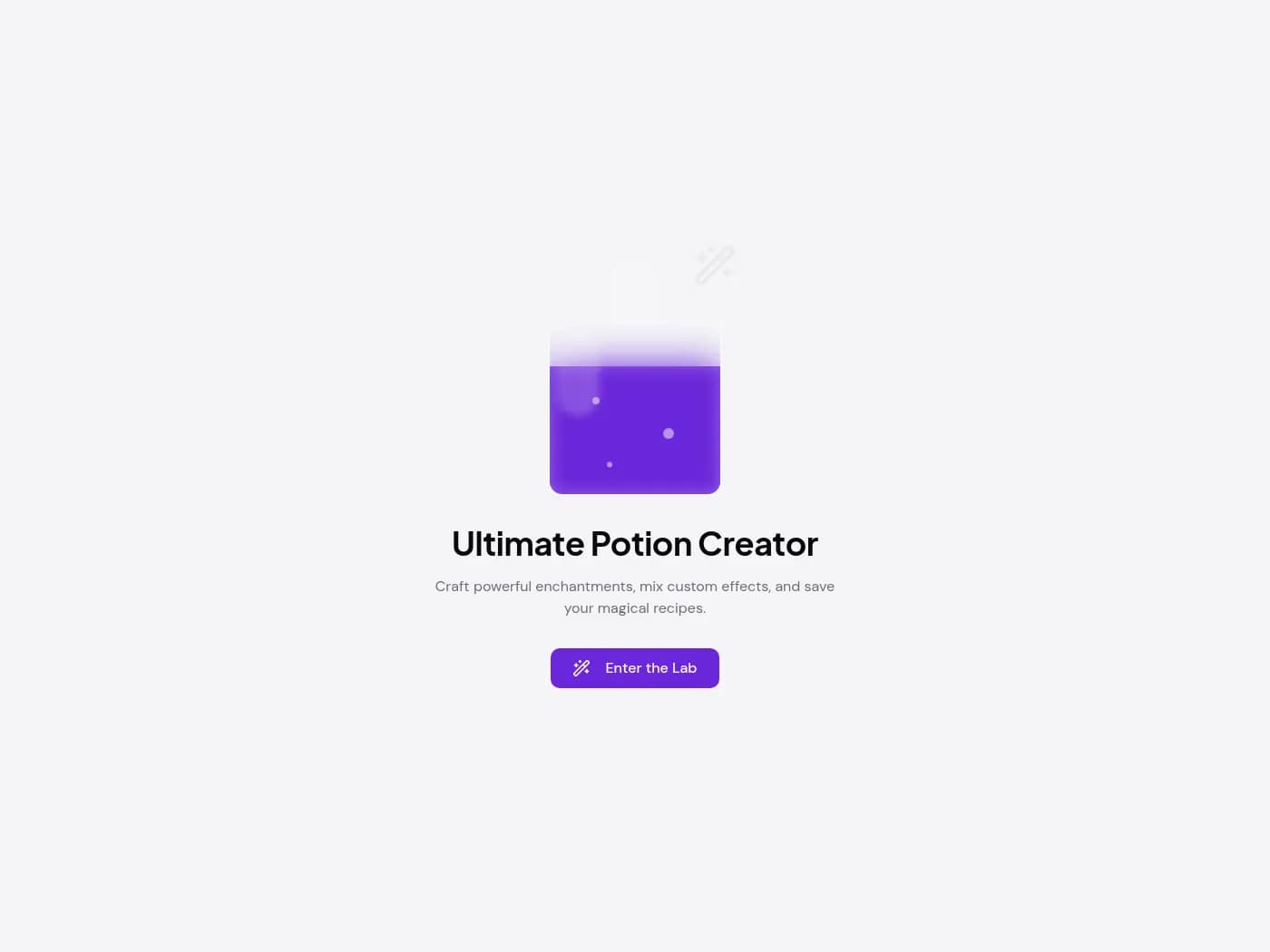 Ultimate Potion Creator