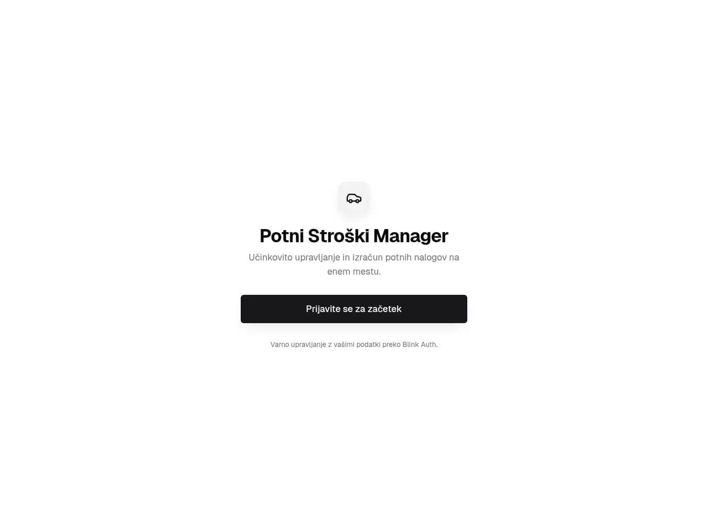 Potni Stroški Manager
