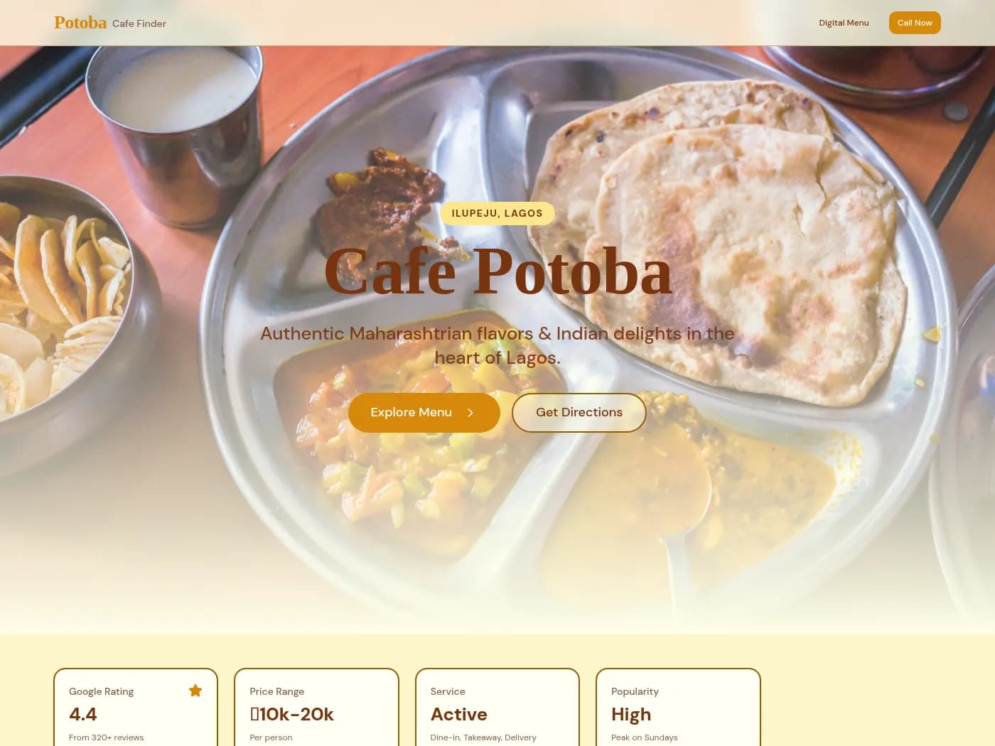 Potoba Cafe Finder