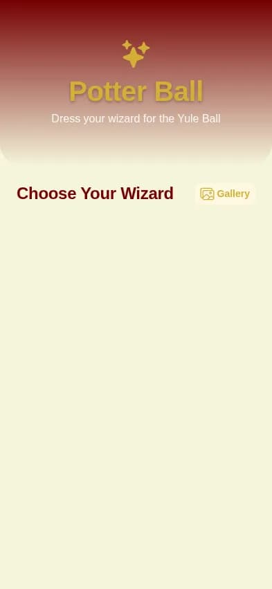 Potter Ball Dress-Up