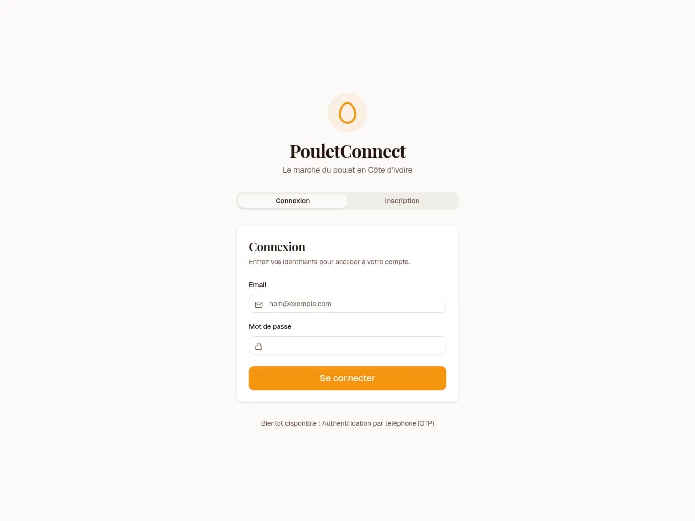 PouletConnect Marketplace