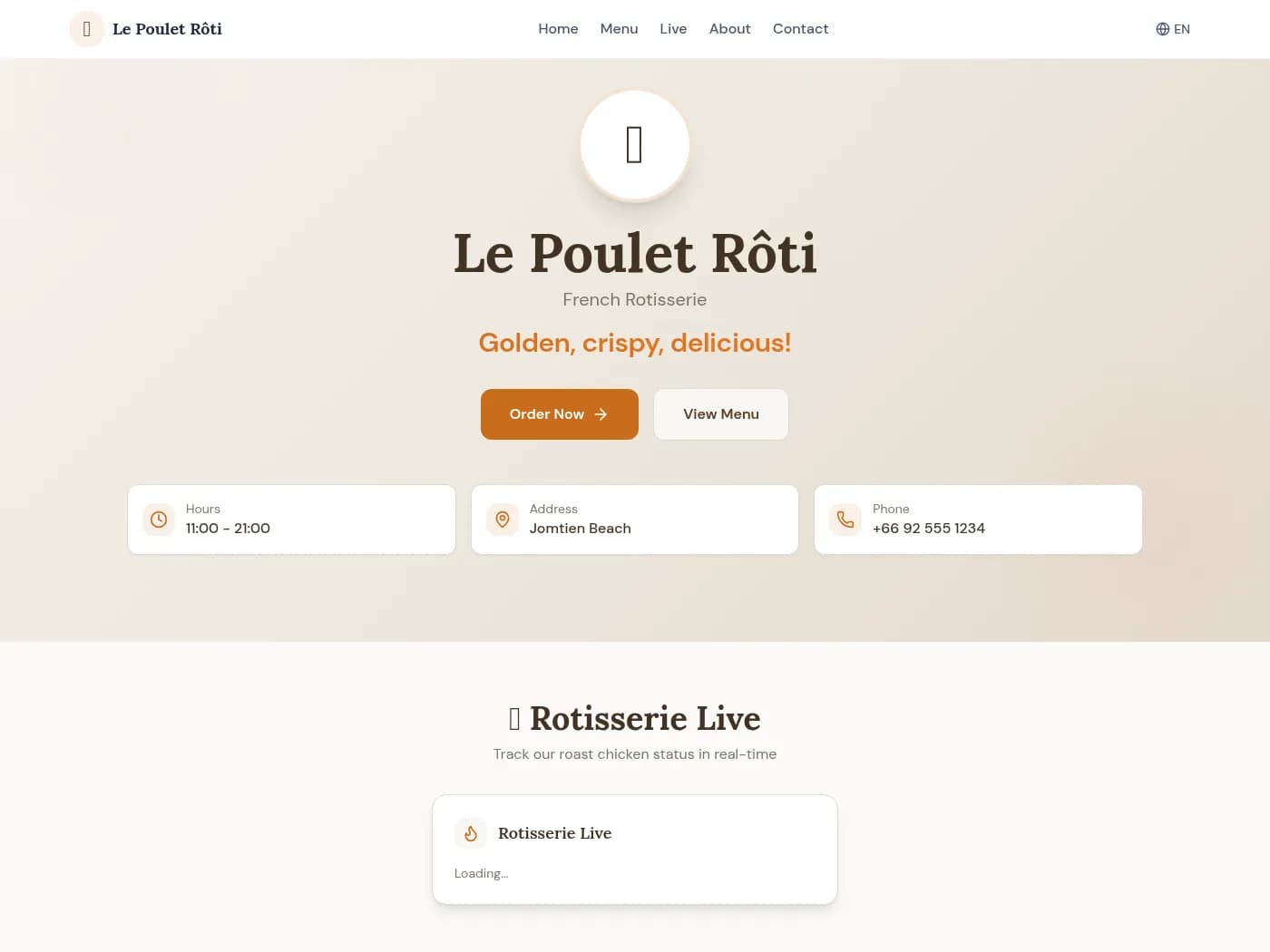 Poulet Rôti Order Site