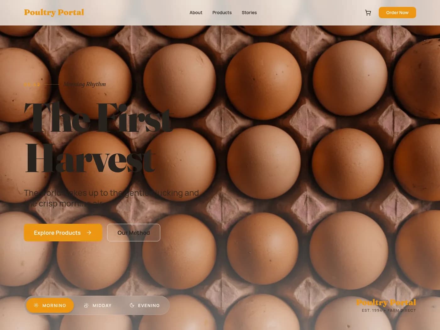 Poultry Portal Landing