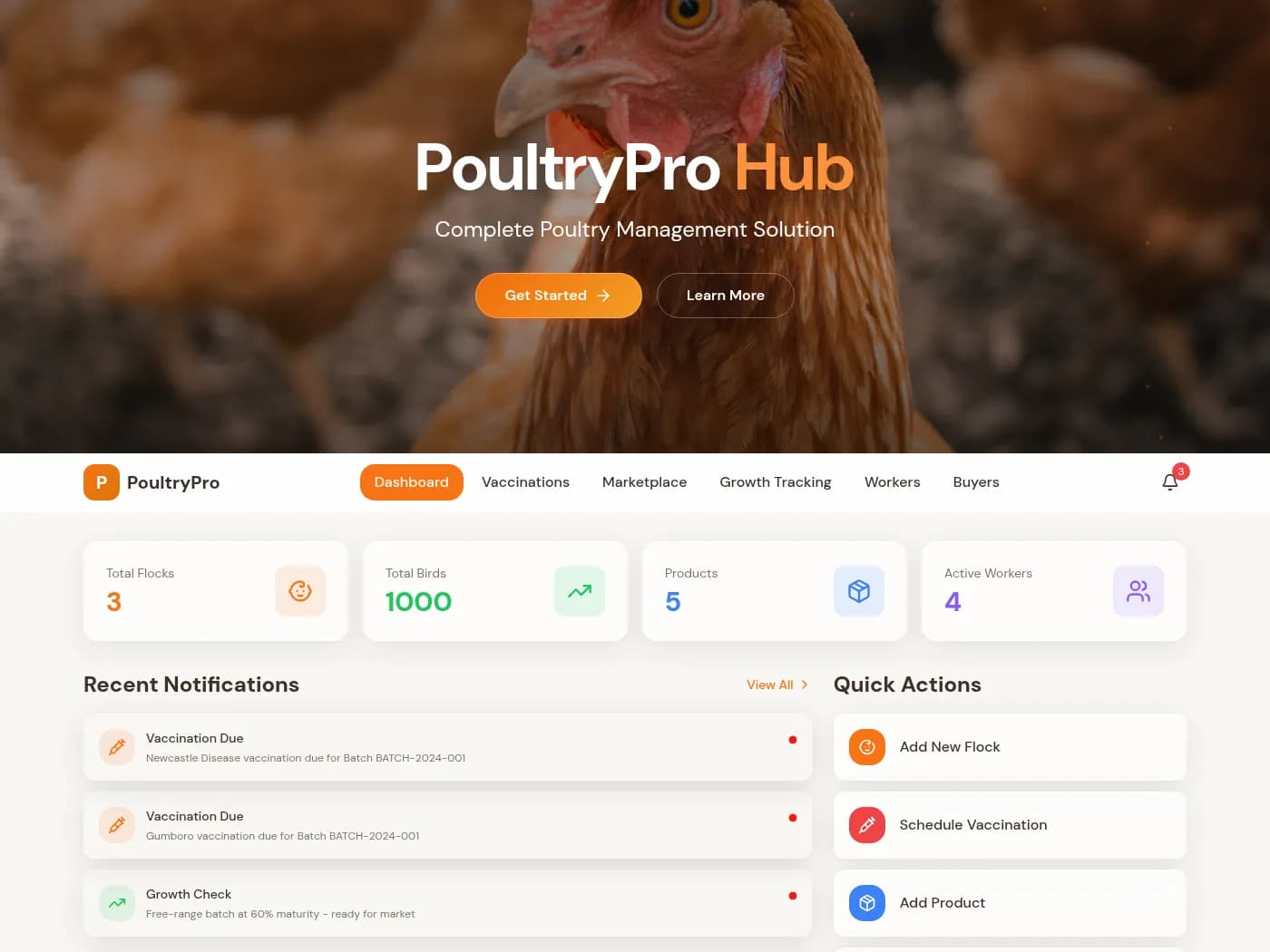 PoultryPro Hub