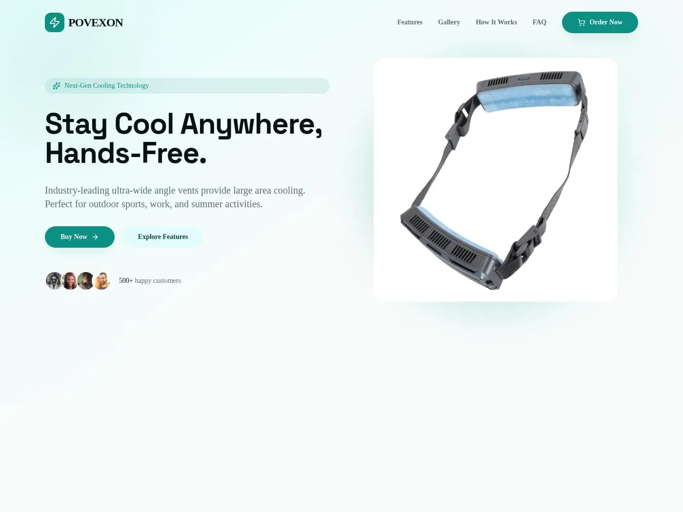 POVEXON Product Landing