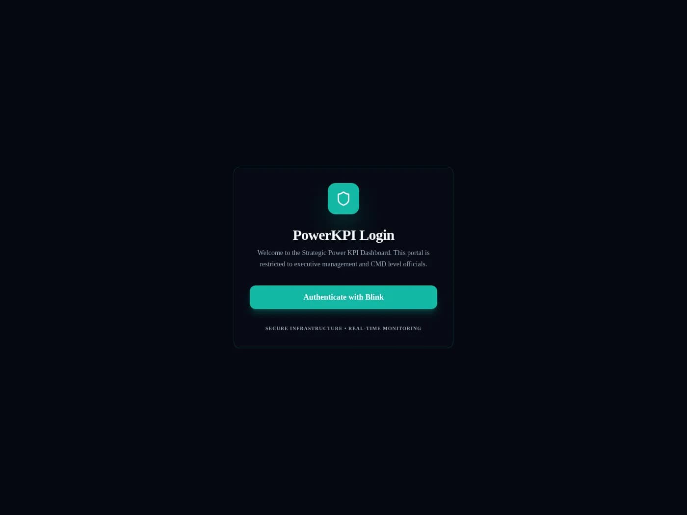 Strategic Power KPI Dashboard