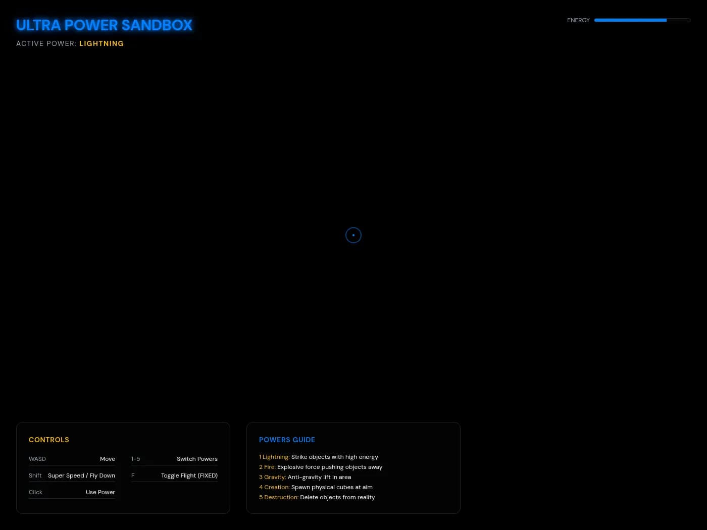 Realistic Power Sandbox
