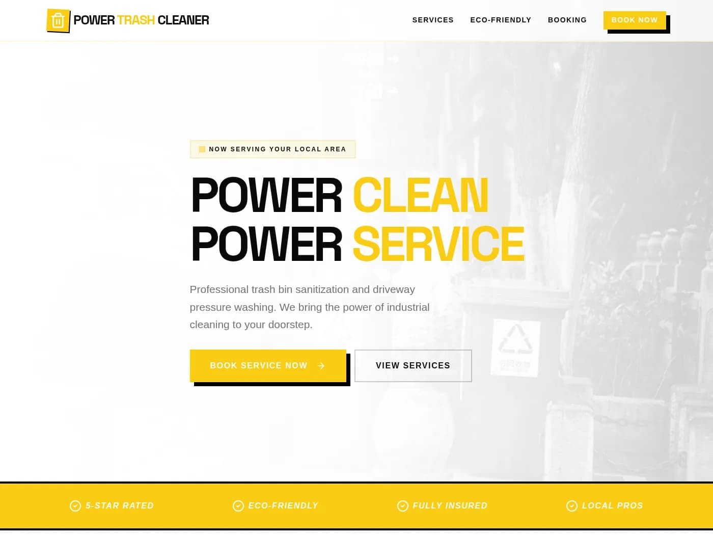 Power Trash Cleaner