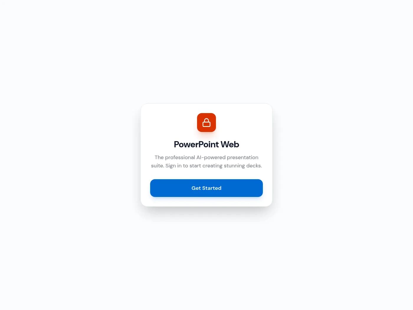 PowerPoint Web Clone