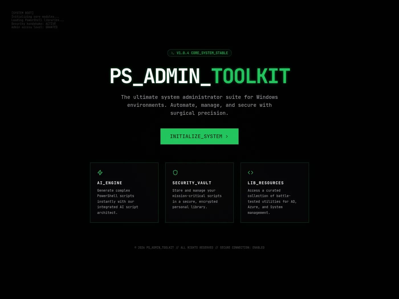 PowerShell Admin Toolkit