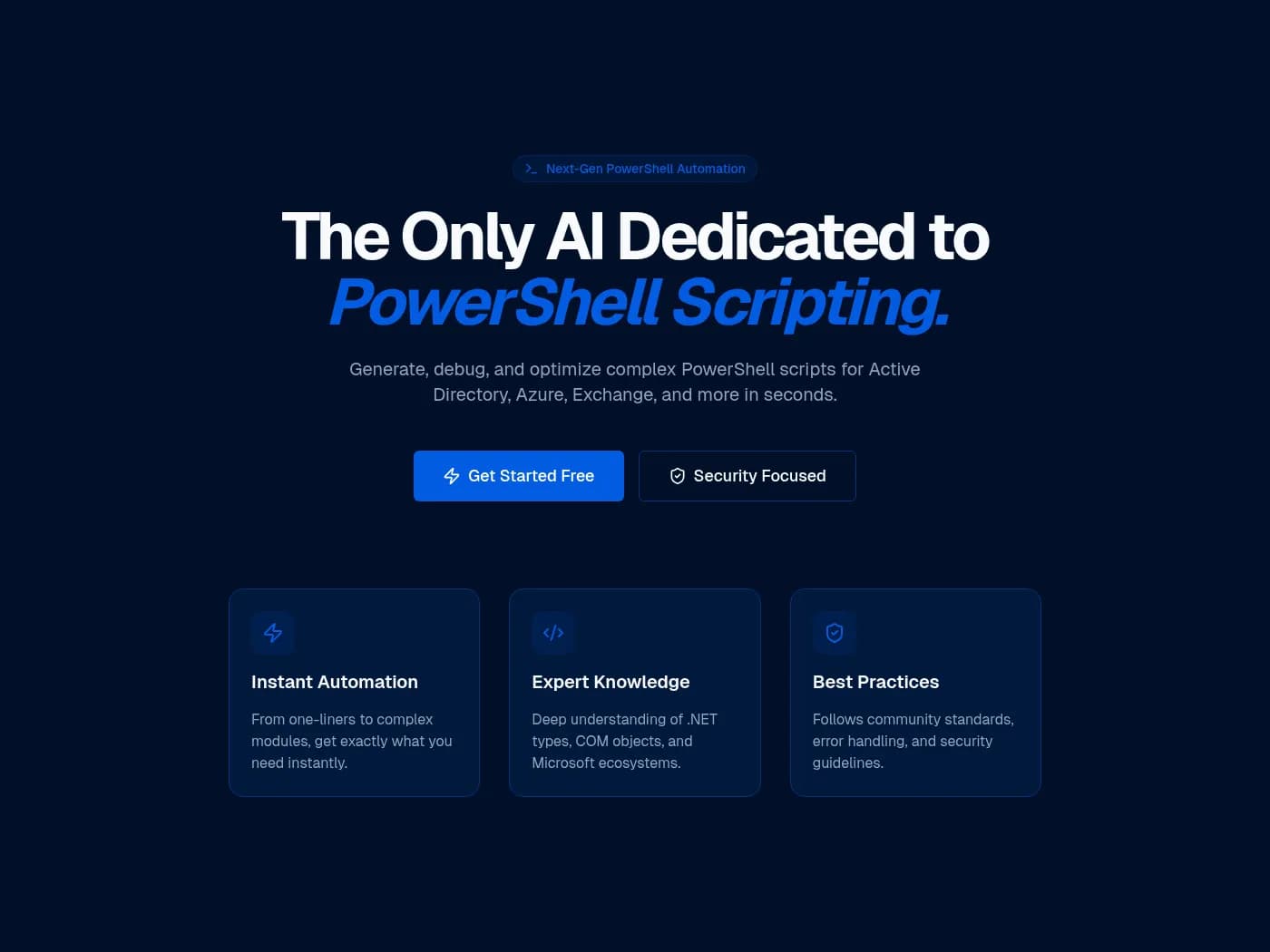 PowerShell AI Scripter