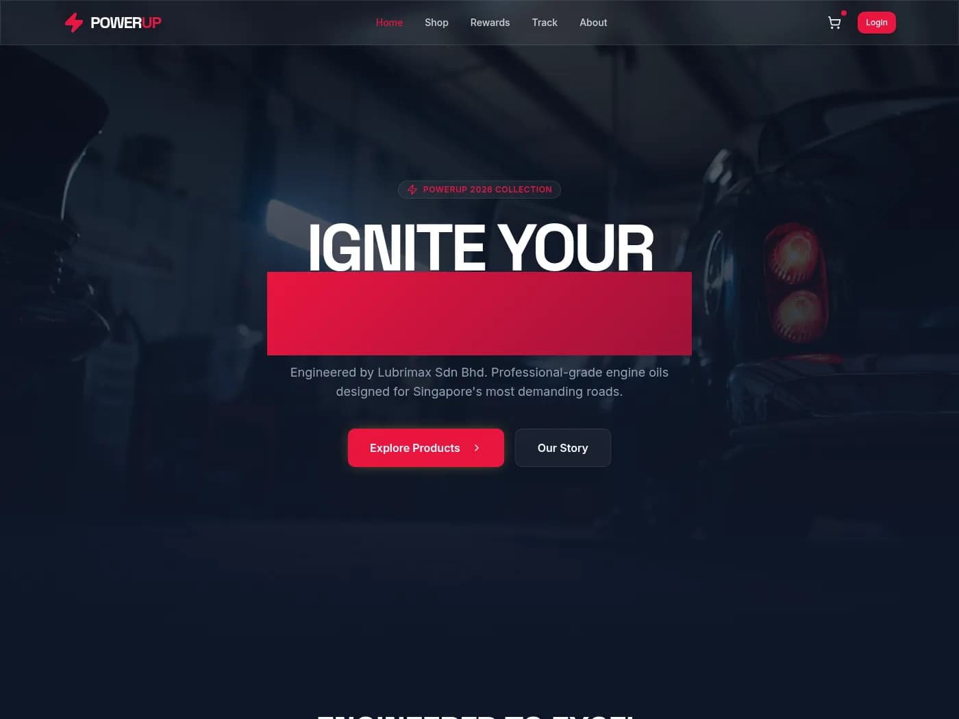 PowerUp Engine Oil Shop