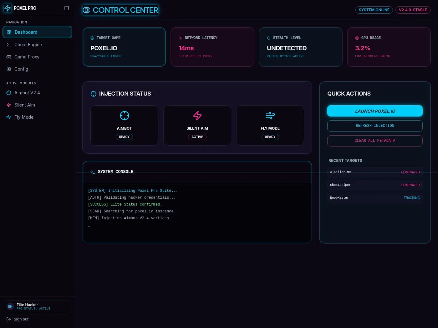 Poxel Pro Hack Suite