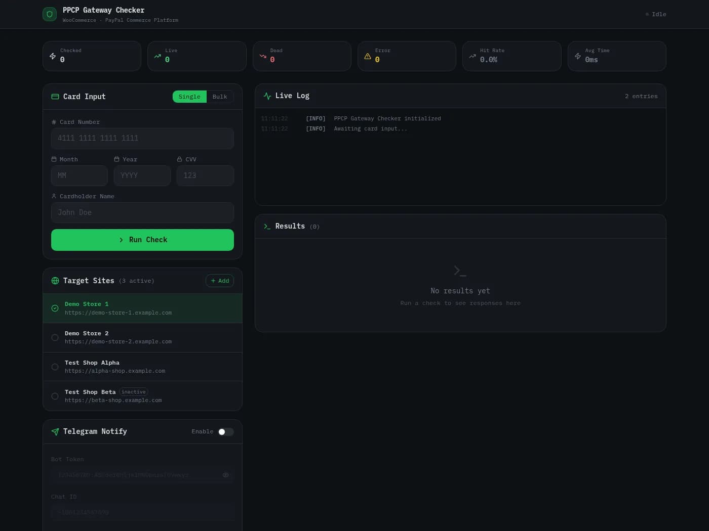 PPCP Gateway Checker