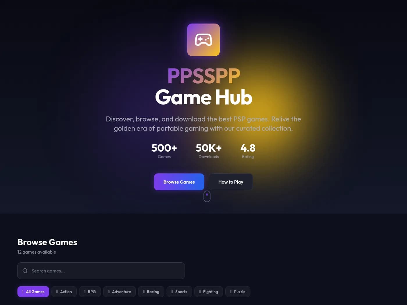 PPSSPP Game Download Hub