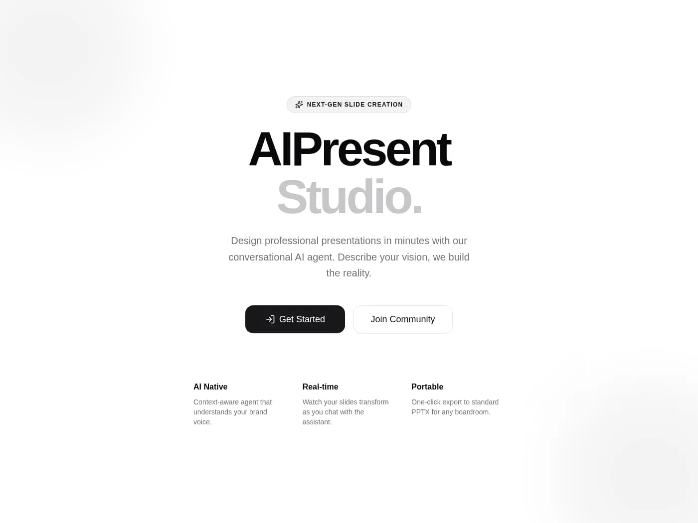 AIPresent Studio