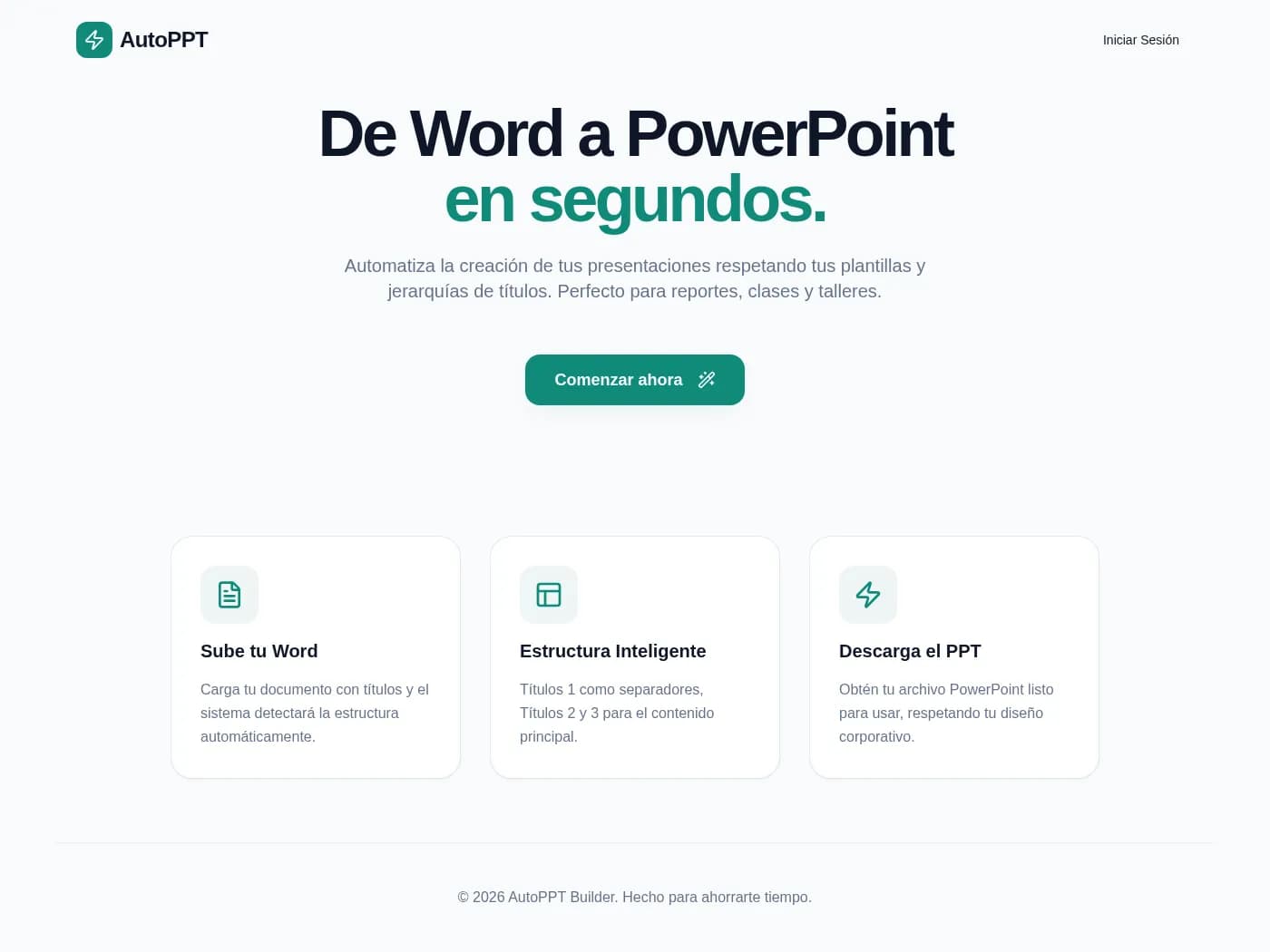 AutoPPT Builder