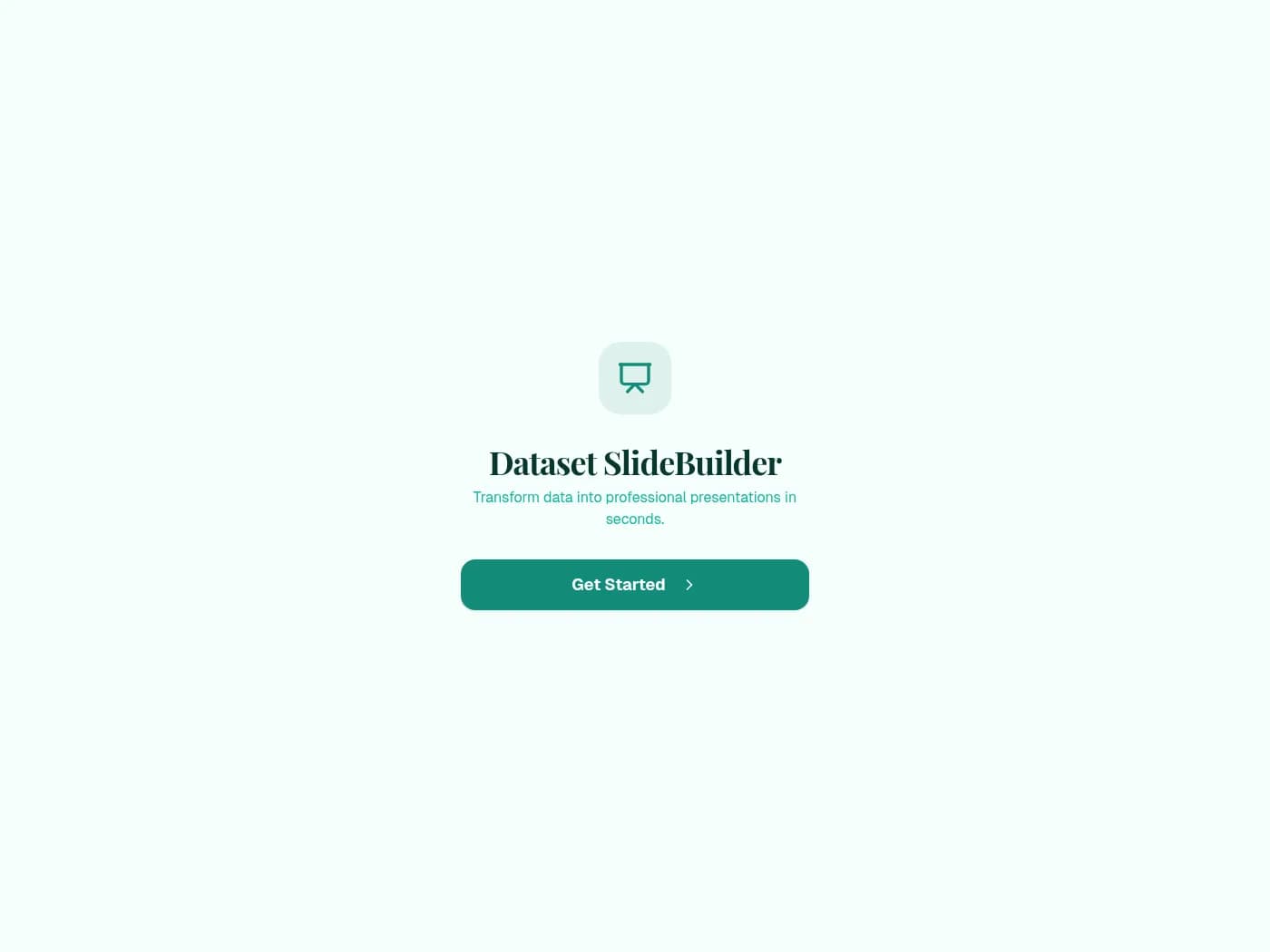 Dataset SlideBuilder