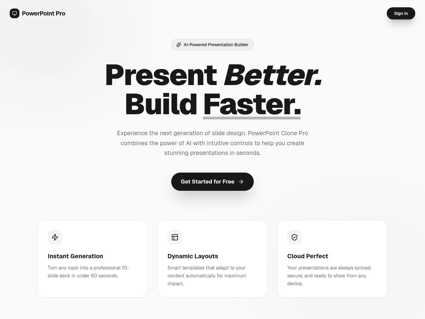 PowerPoint Clone Pro
