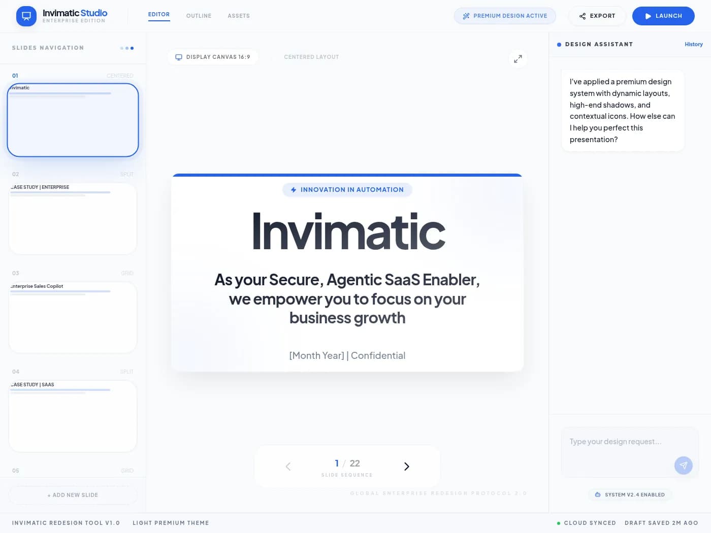 Premium PPT Redesign