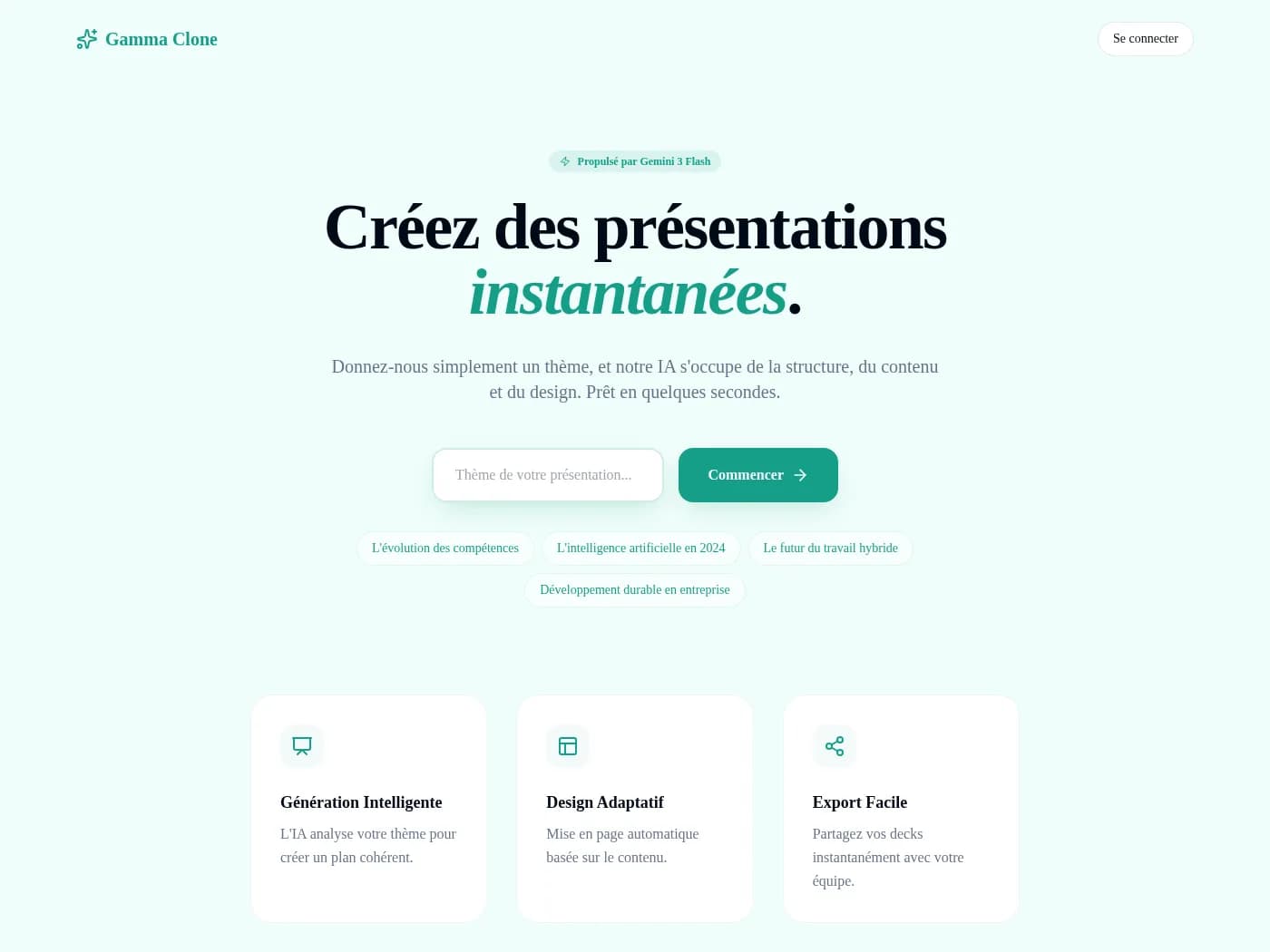 Instant PPT Generator