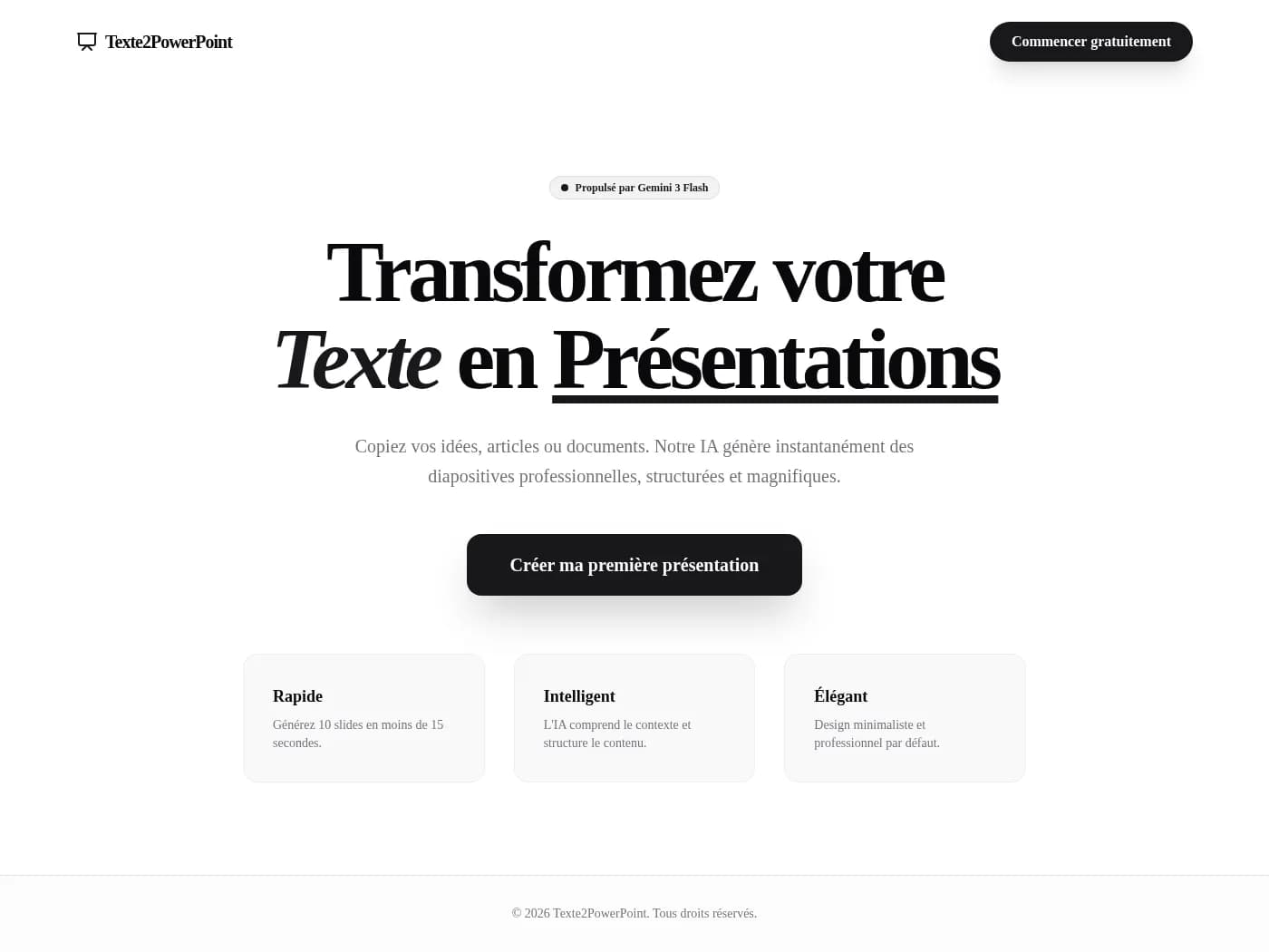 Texte2PowerPoint