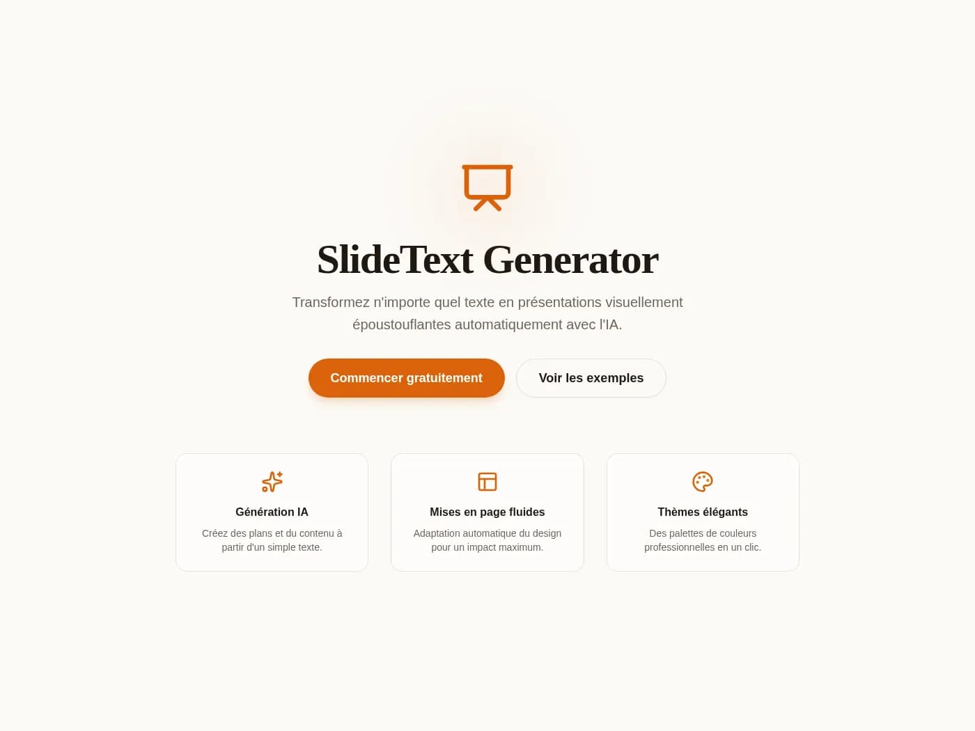 SlideText Generator