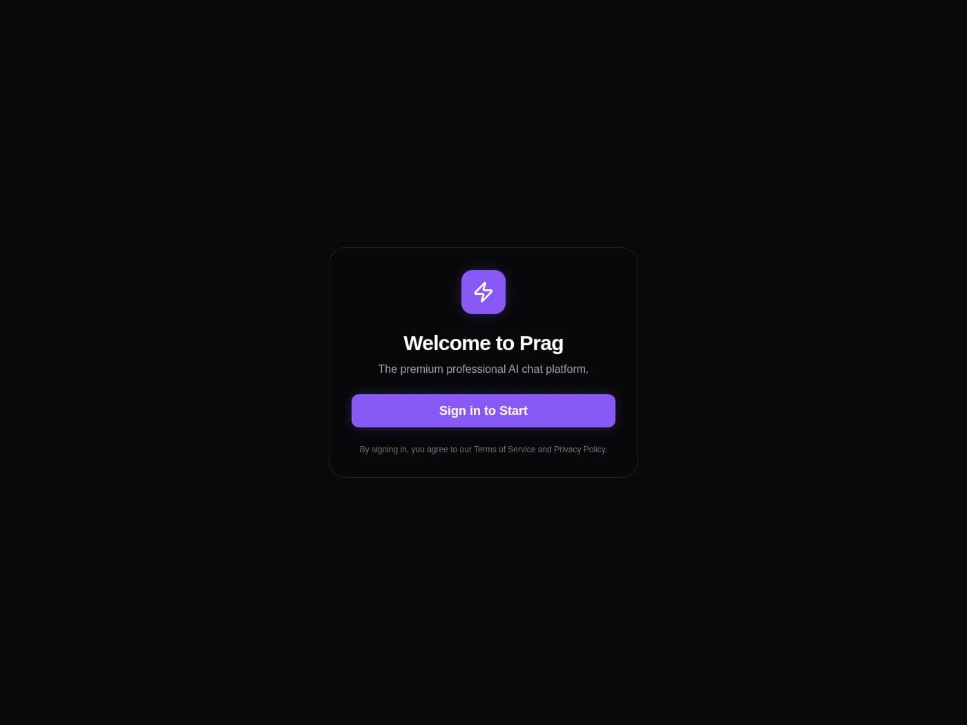 Prag AI Chat Platform