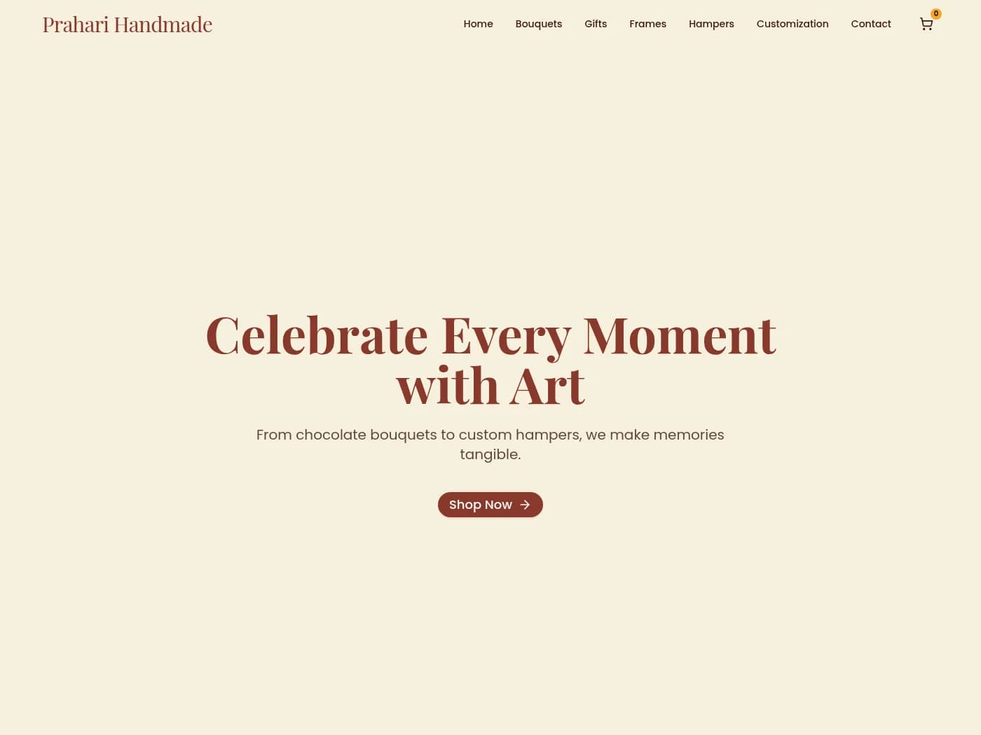 Prahari Handmade E-Commerce