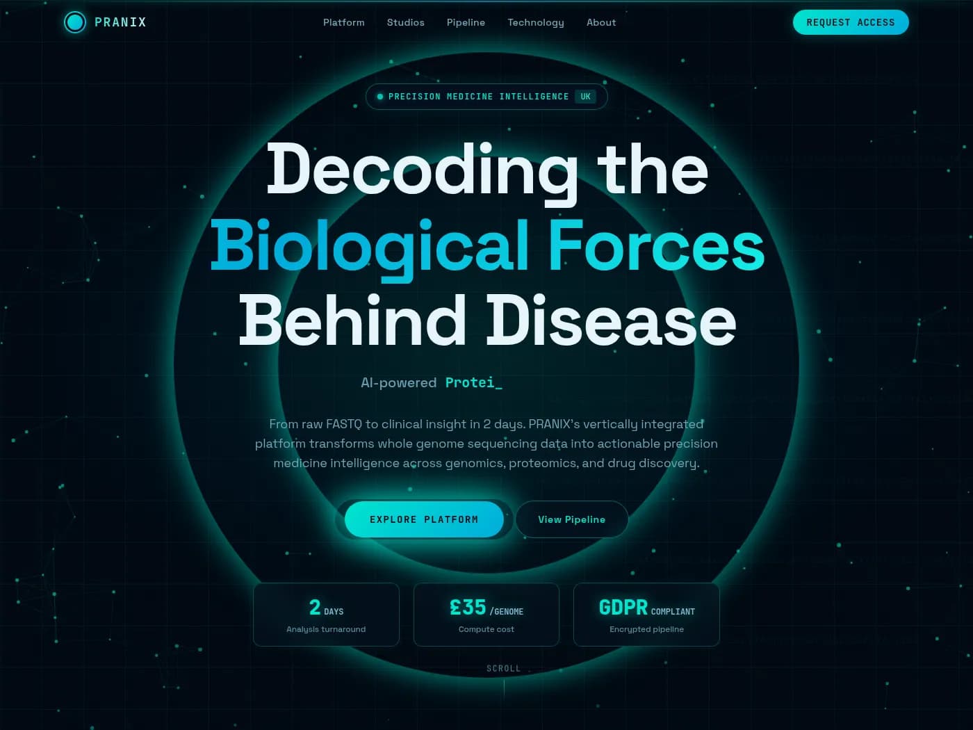 PRANIX 3D Bioinformatics Site