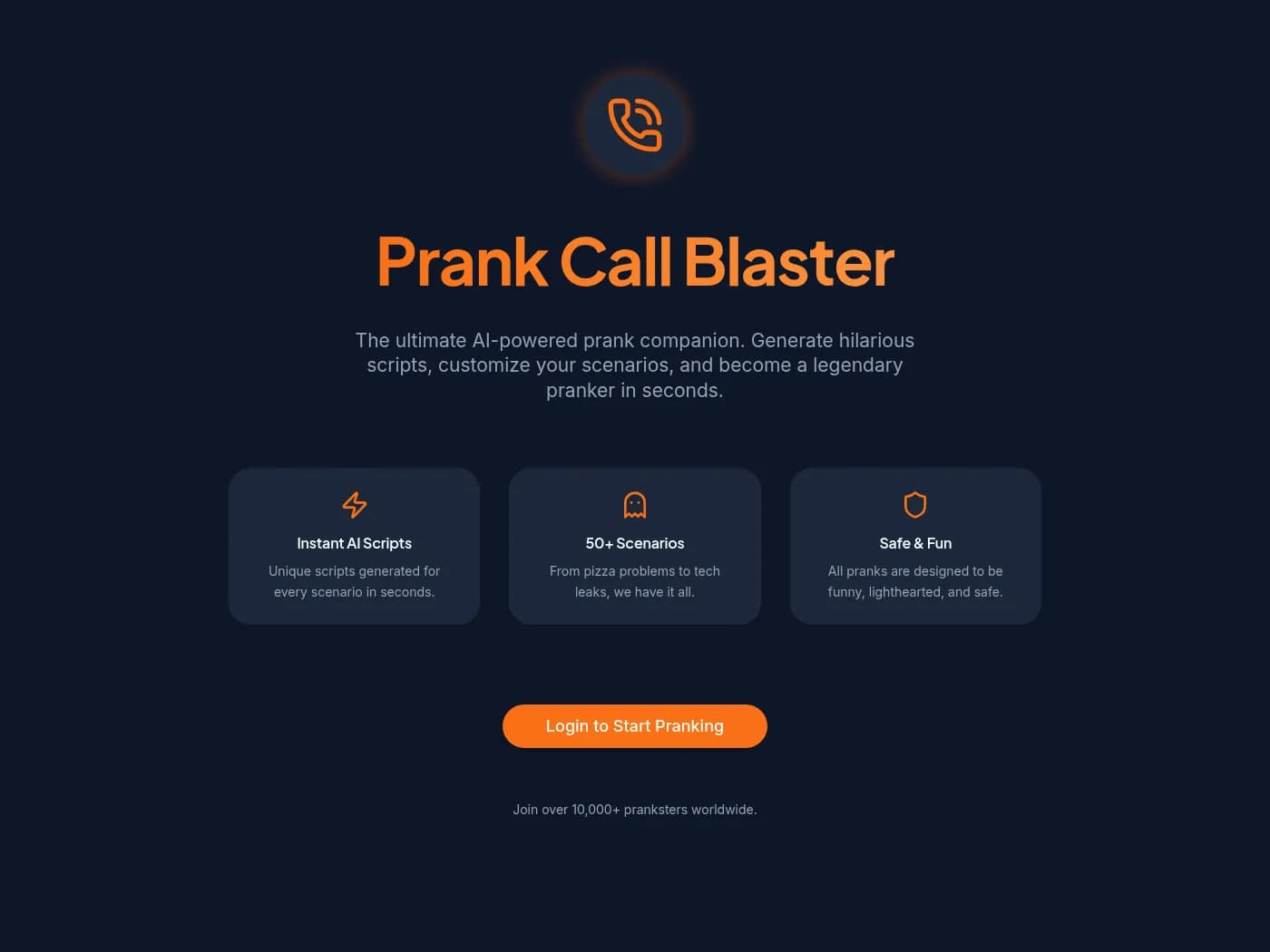 Prank Call Blaster