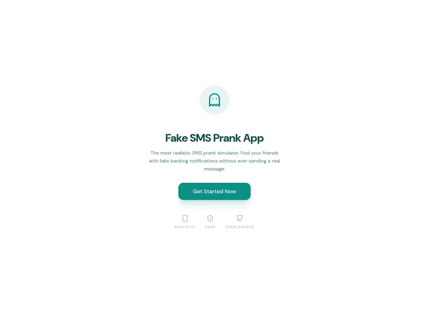 Fake SMS Prank App