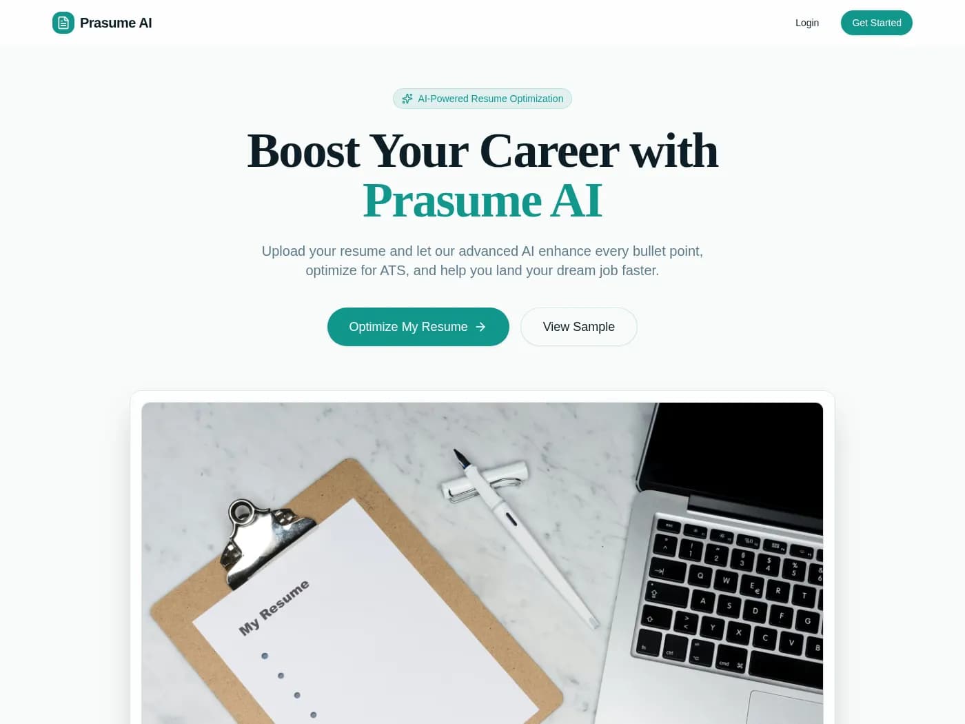 Prasume AI Resume Booster