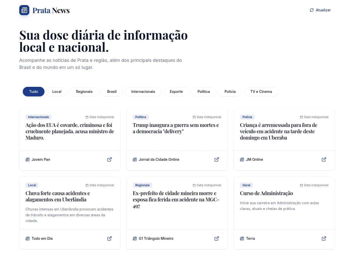 Prata News Aggregator