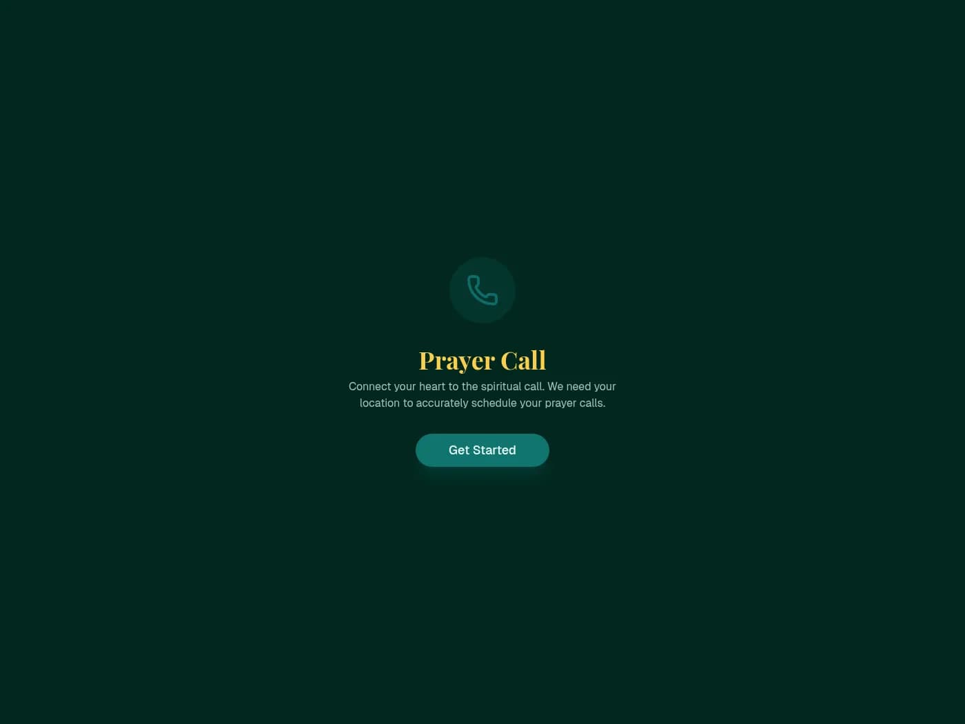 Prayer Call
