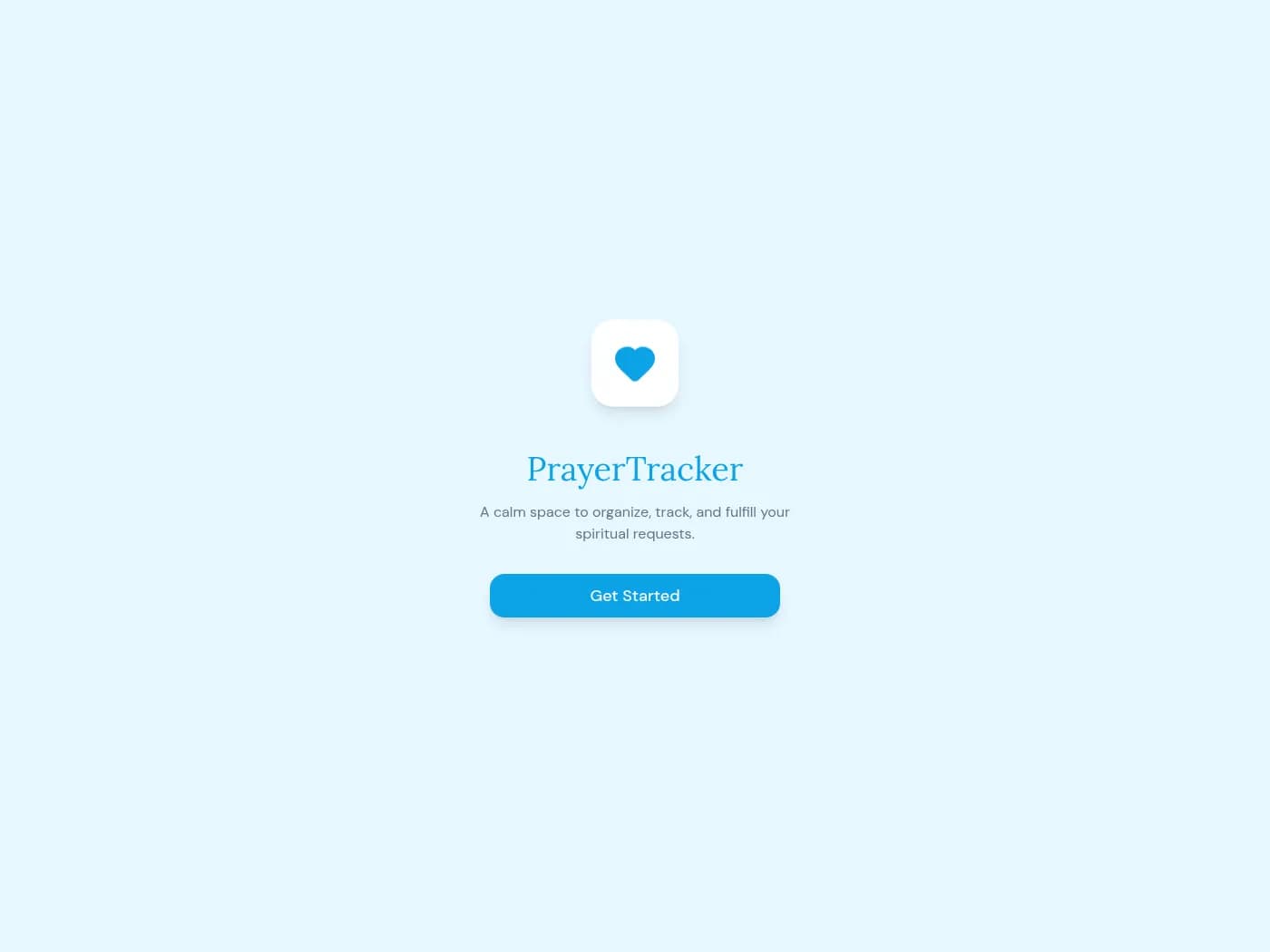 PrayerTracker App