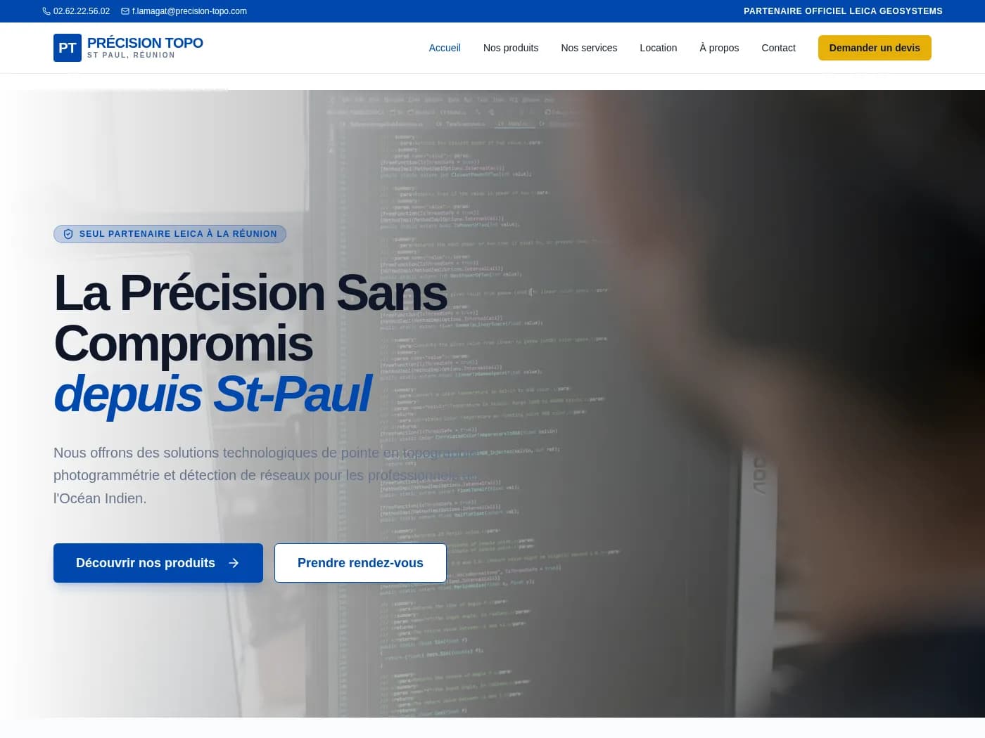 Précision Topo Web Clone