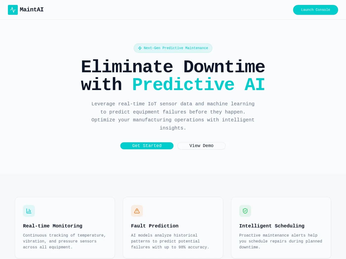Predictive Maintenance AI