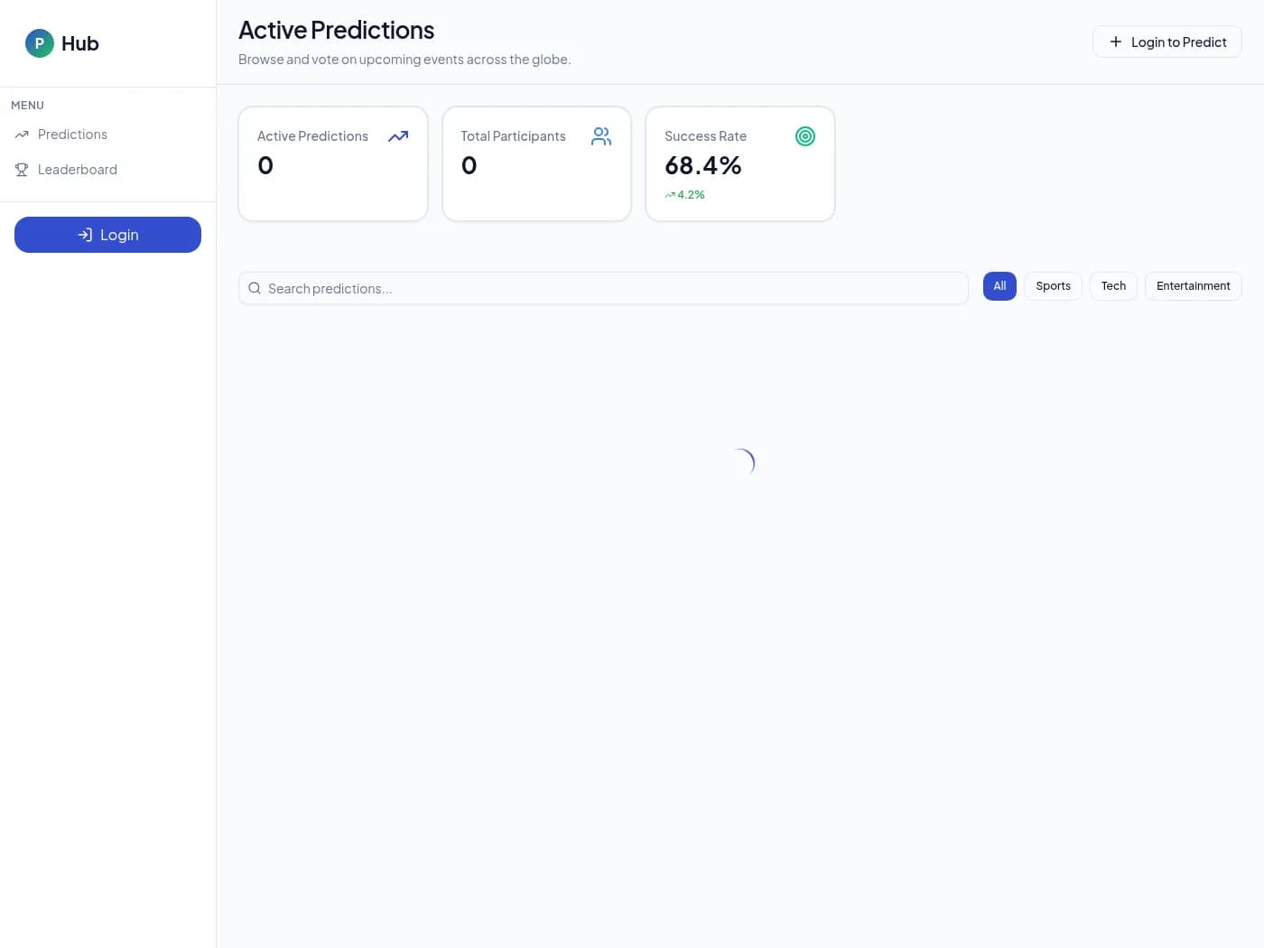 Predictions Hub